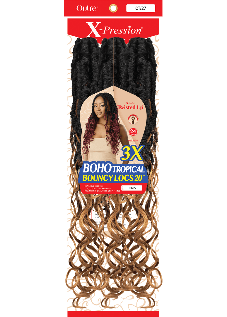 Outre X-pression - Twisted Up - Boho Tropical Bouncy Locs 20 3X – Style ...